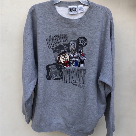 Warner Bros. | Sweaters | Looney Tunes Taz 9s Retro Og Sweater | Poshmark